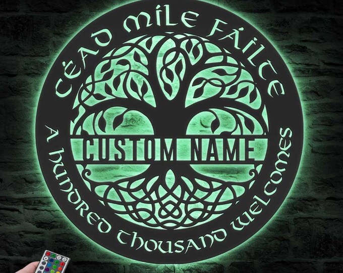 Irish Welcome Sign Céad Mile Fáilte Slate Sign-porch Welcome Sign Irish ...