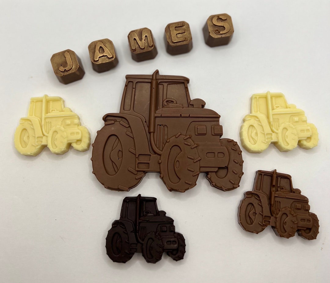 Chocolate Tractor/cake Topper - Etsy