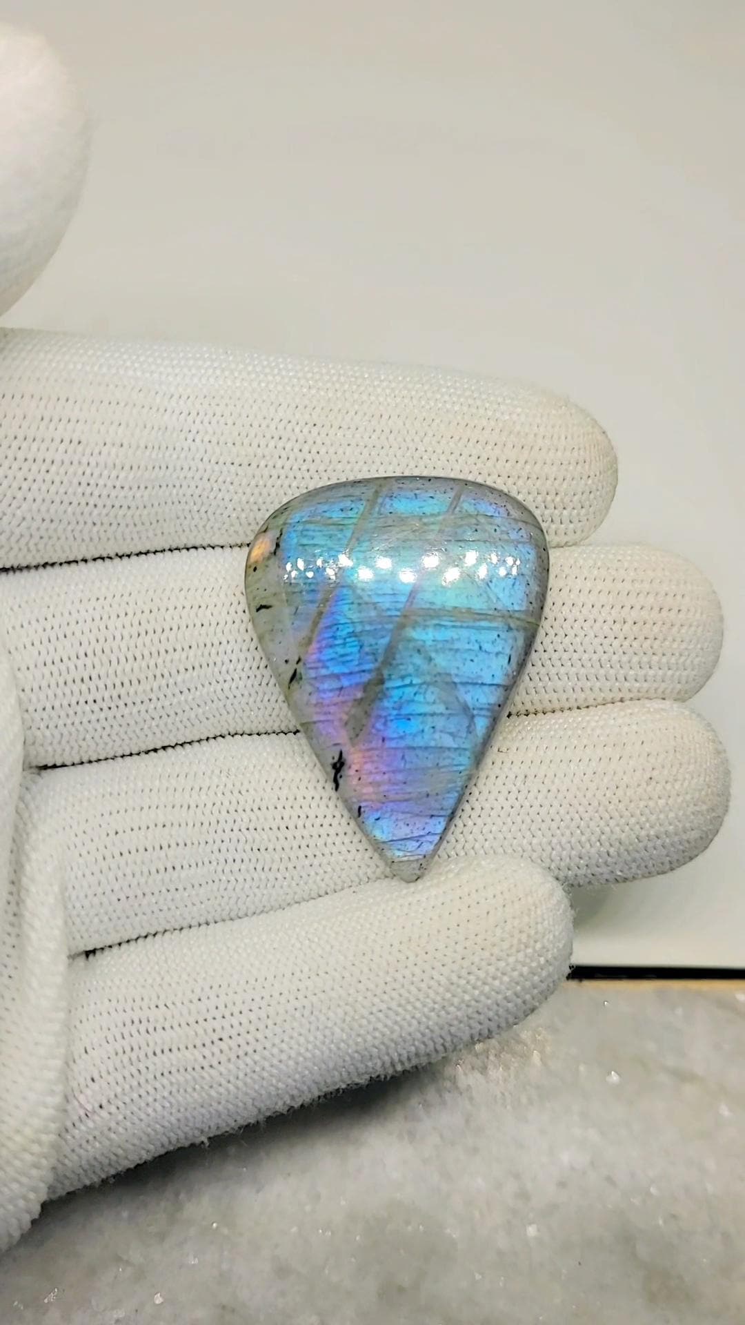 Spectrolite Rainbow Flashy Labradorite Cabochon Shape Multi Purple ...