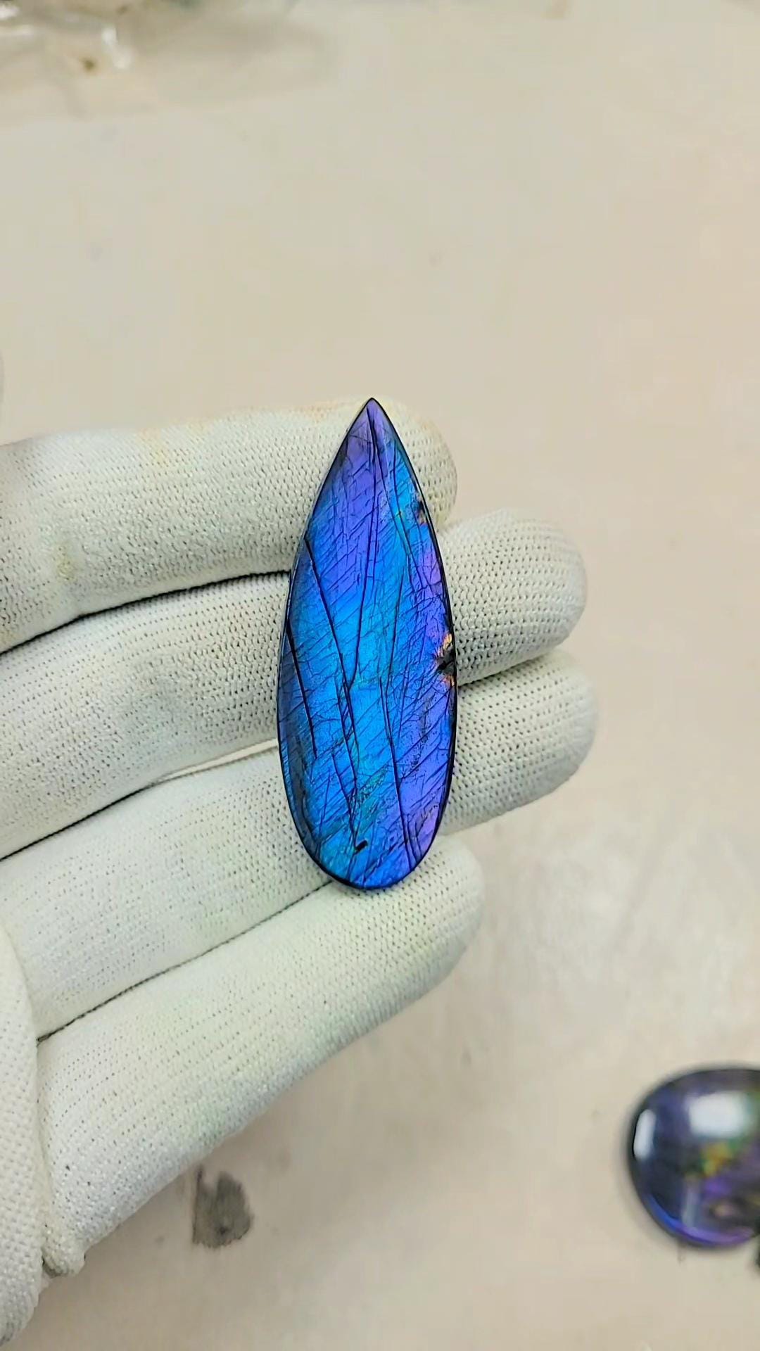 Natural High Quality Rainbow Flashy Labradorite Cabochon Shape Multi ...