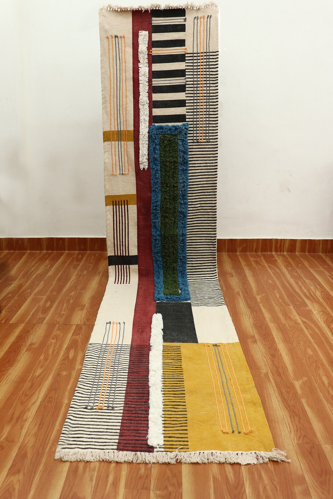 Indian Handmade Rug Garden Yoga Mat Outdoor Patio Rug Living Room Rug ...