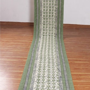 Hand Block Print Cotton Carpet Bohemian Runner Living Room Rug Stair ...