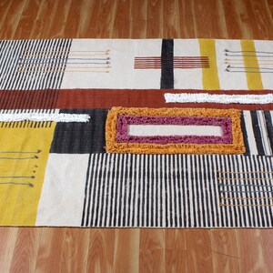 Indian Handmade Rug Hand Block Printed Rug Cotton Area Rug Living Room ...