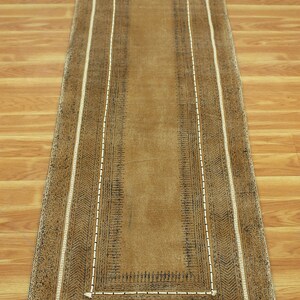 Brown Hallway Stair Runner Cotton Runner Rug Custom Living Room Runner ...