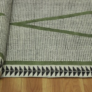 Extra Large Runner Green Cotton Rug Hallway Runner Rug Handmade Rug ...