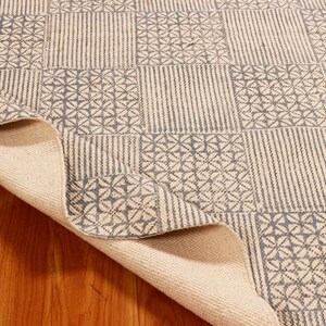 Gray Square Rug Indian Cotton Rug Square Area Rug Bohemian - Etsy