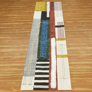 Hand Block Print Rug Handmade Runner Rug Woven Cotton Rug Kitchen ...