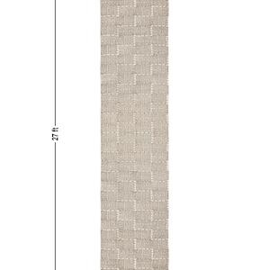 Beige and Black Hallway Stair Runner Handwoven Cotton Rug Custom Area ...