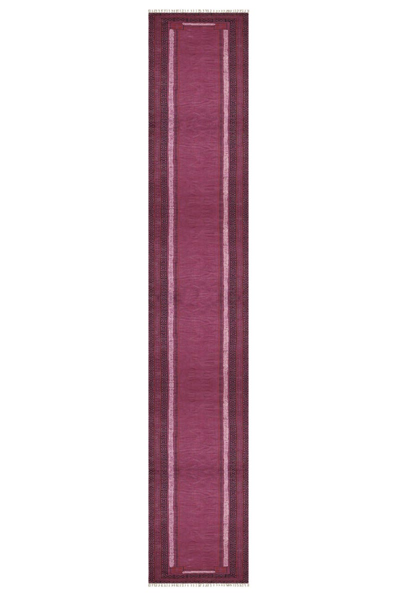 Purple Cotton Hallway Runner Rug, Handwoven Boho Area Rug - Etsy