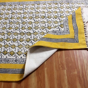Hand Block Print Cotton Carpet Bohemian Runner Living Room Rug - Etsy