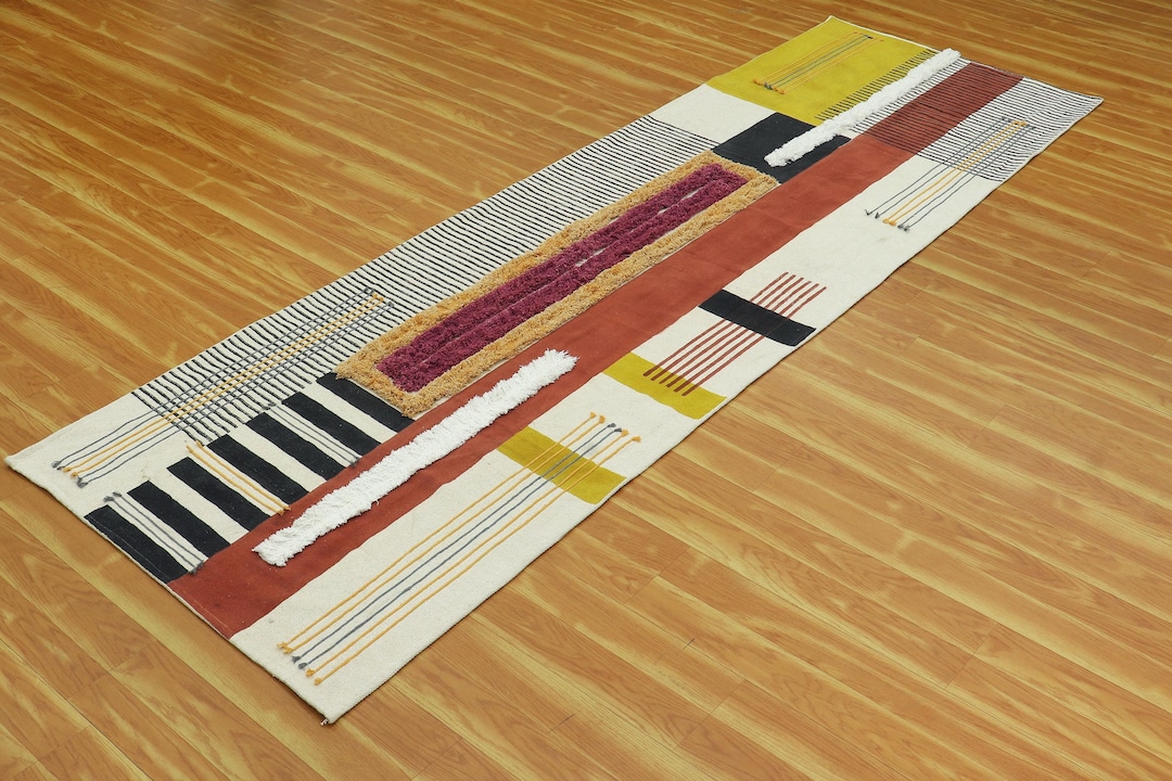 Hand Block Printed Cotton Hallway Runner Rug - Boho Style - Etsy