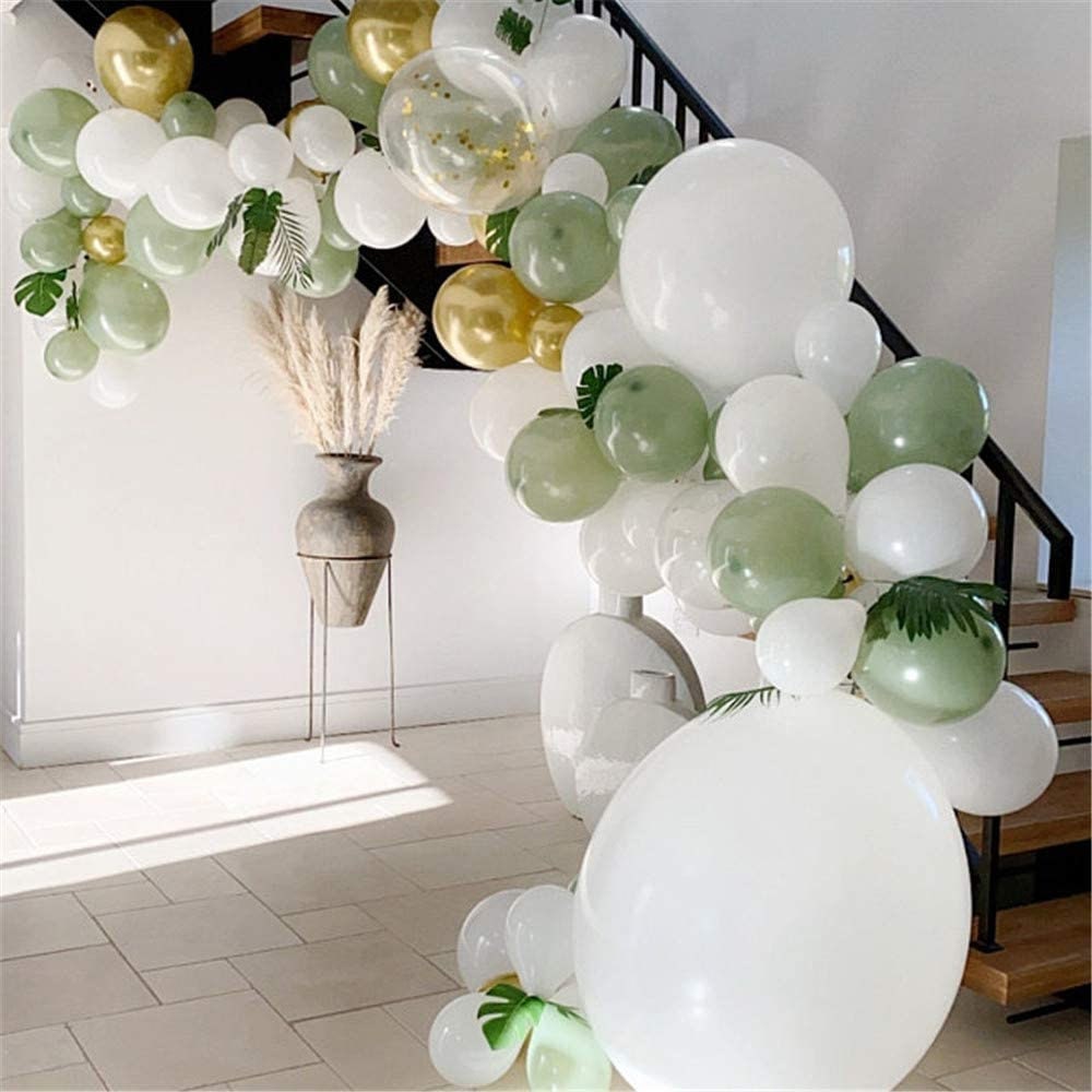 Olive Green Balloon 127 Pcs Confetti Balloons Green Balloon | Etsy
