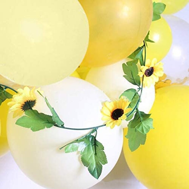 Sunflower Lemonade Party Balloon Garland Kit Yellow Pastel | Etsy Canada