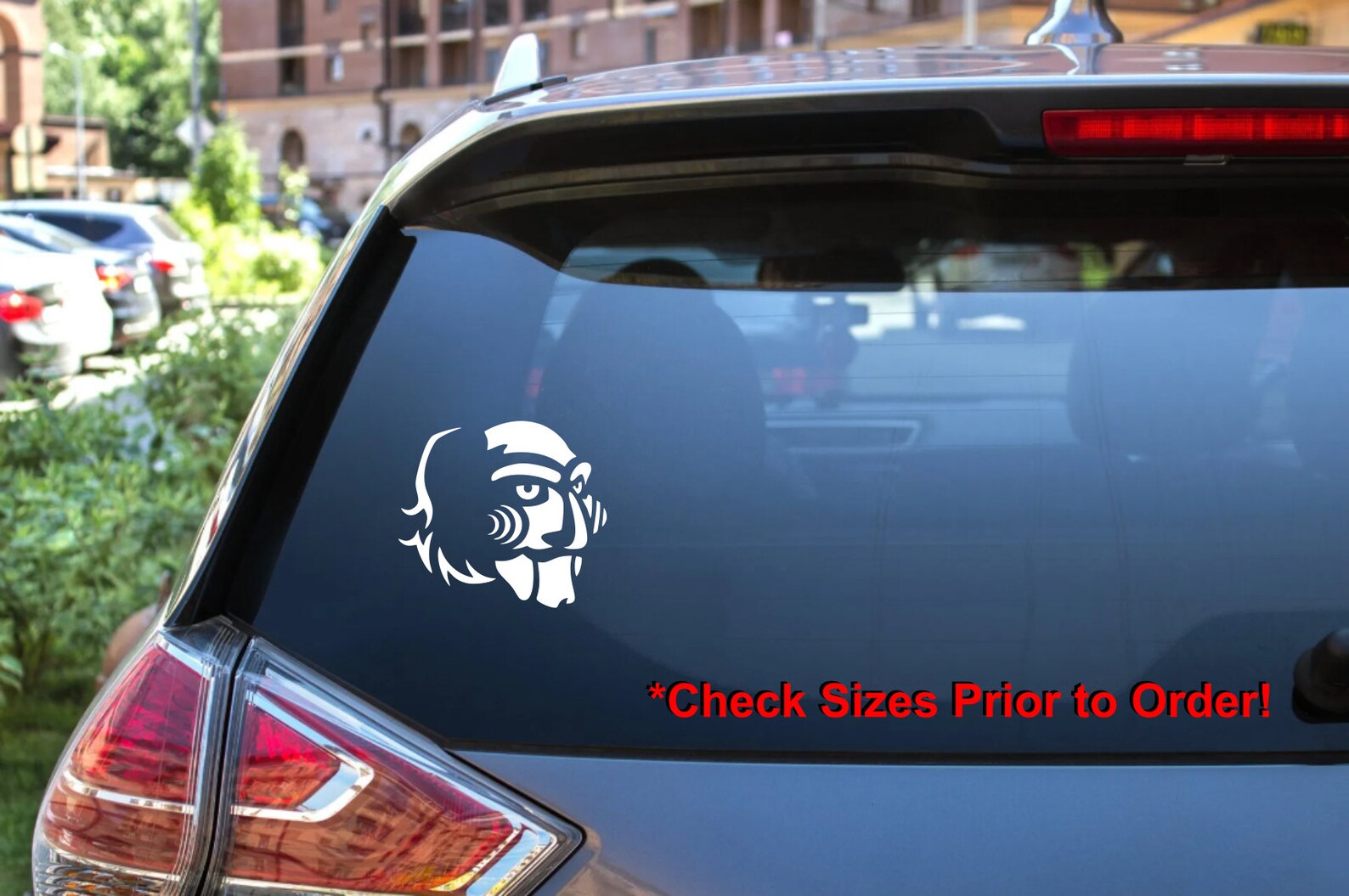 Jigsaw Mannikin Outdoor Decal - Saw Movie Vinyl Sticker - Etsy