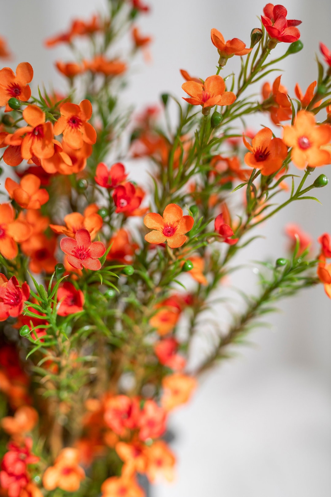 Artificial Wax Flower, Realistic Faux Flower, Silk Wax Stem, DIY Floral ...