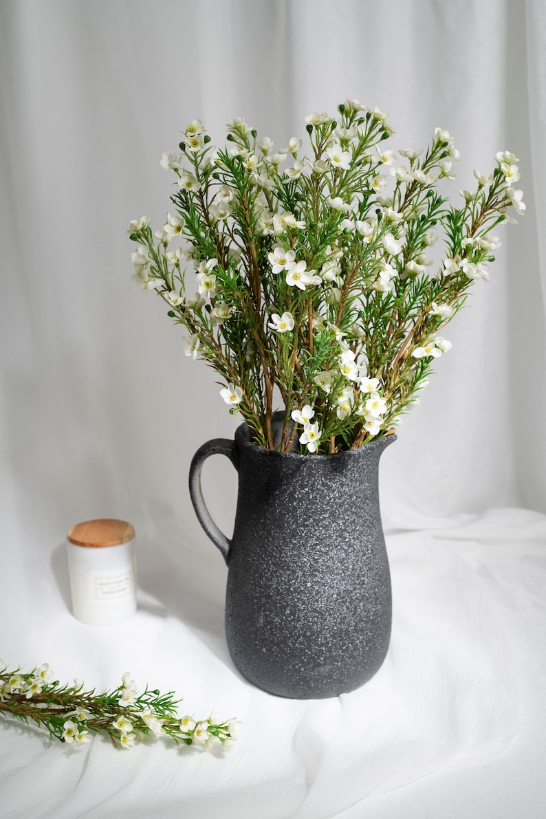 Artificial Wax Flower, Realistic Faux Flower, Silk Wax Stem, DIY Floral ...