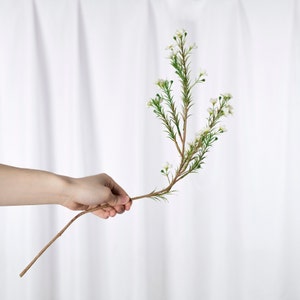 Artificial Wax Flower, Realistic Faux Flower, Silk Wax Stem, DIY Floral ...