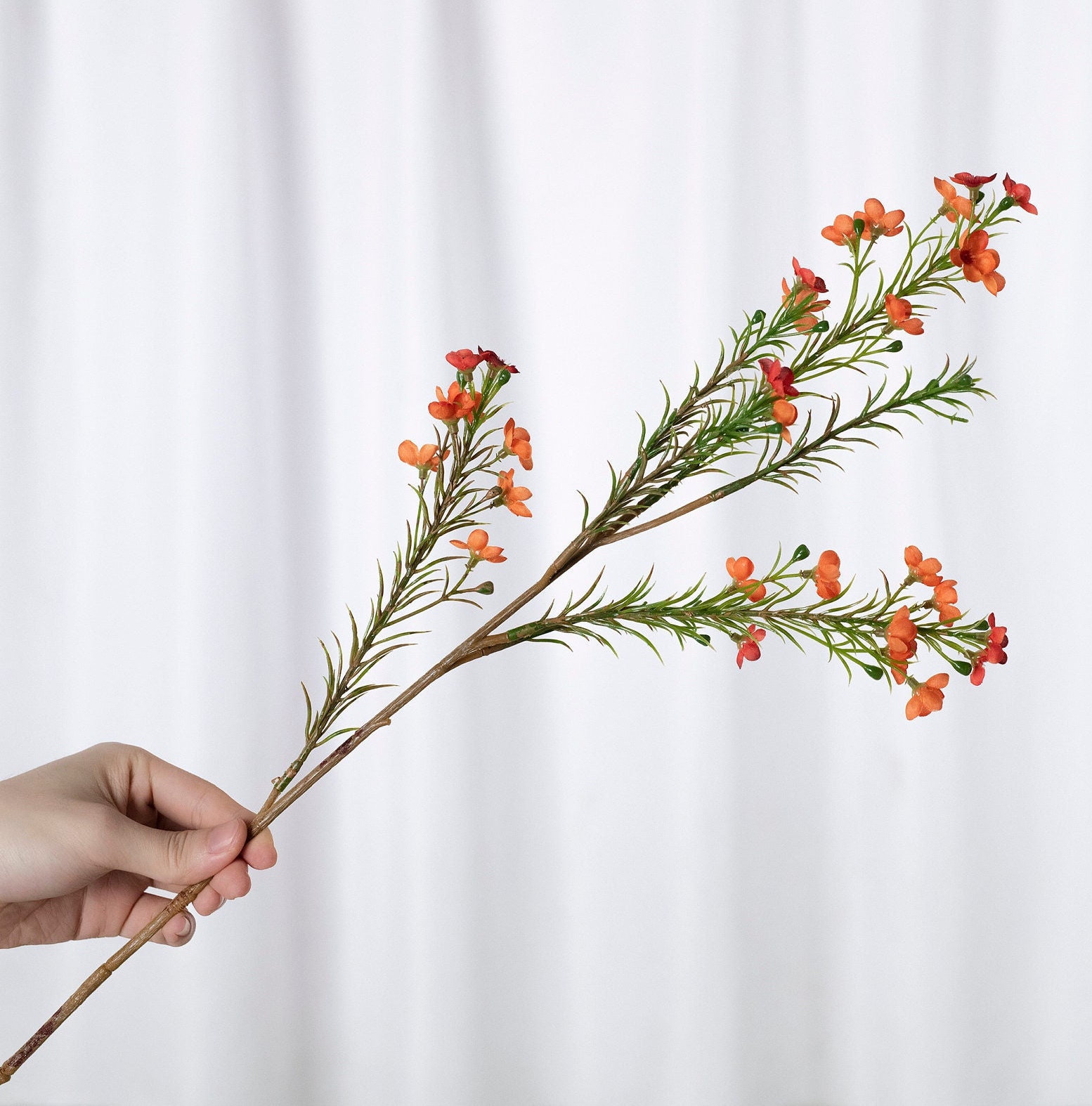 Artificial Wax Flower, Realistic Faux Flower, Silk Wax Stem, DIY Floral ...