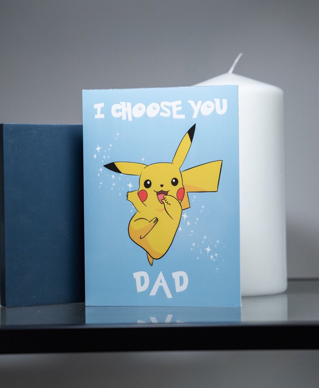 I Choose You Dad - Card - Pokemon Pikachu - Gamer - Cute - Birthday ...
