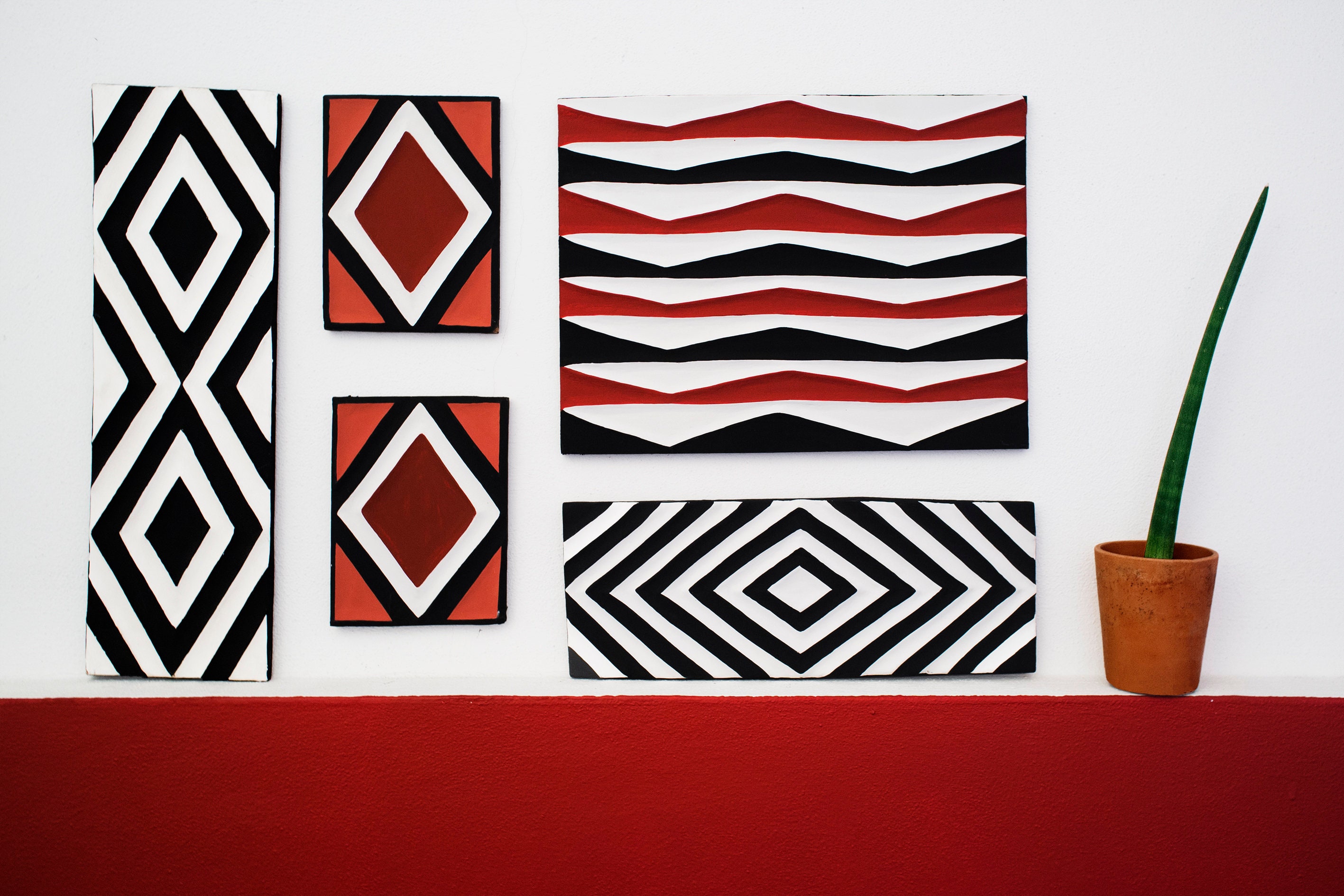 IMIGONGO Wall Décor Panels Art From Rwanda - Etsy