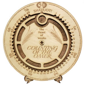 Colorful PDF Download Interactive Omer Counter Poster for Your Fridge ...