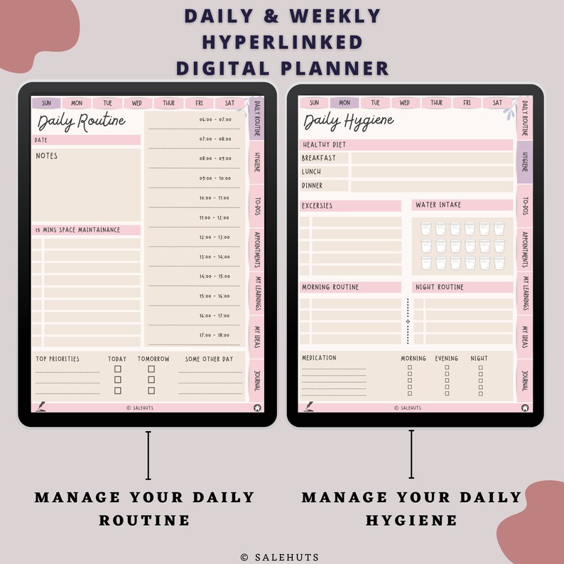 ADHD Digital Planner Adhd Planner For Work Adhd Organizer Etsy de
