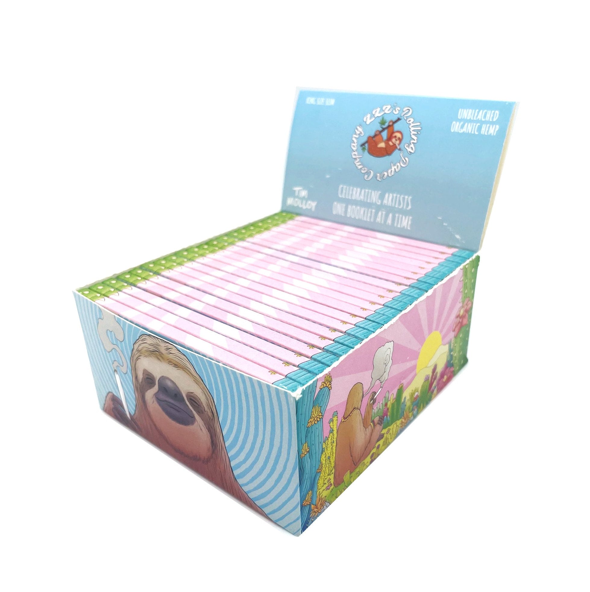 Zzz's King Size Slim Rolling Papers + Tips | Designed by Artist Tim ...