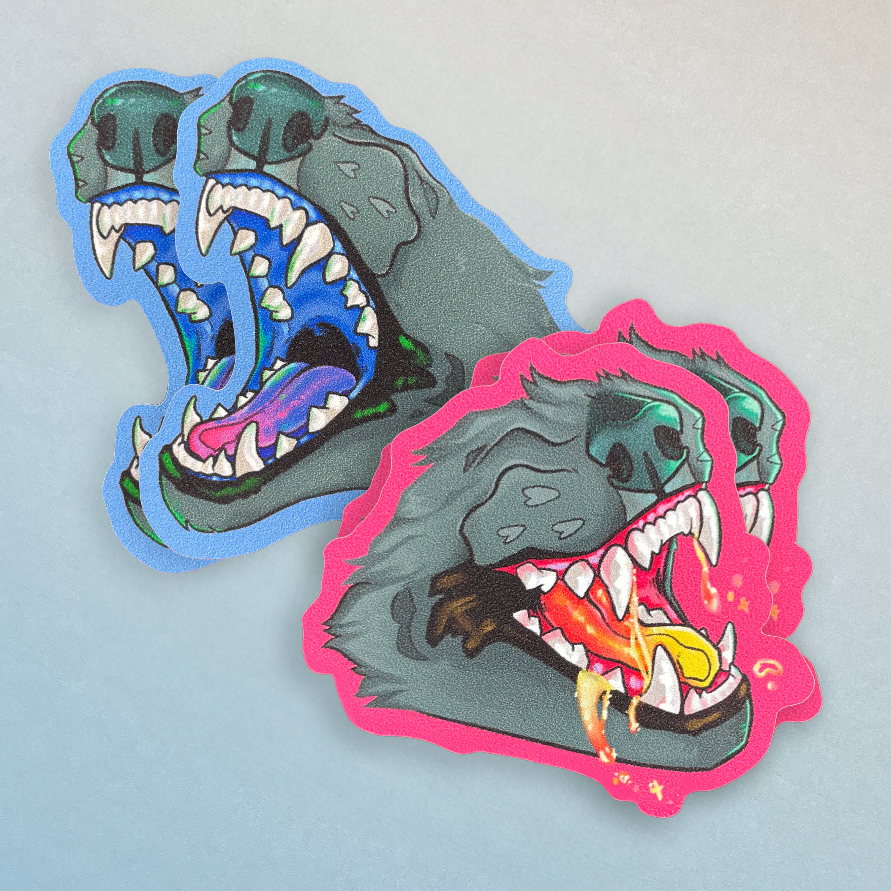 Maws Sticker Furry Fursona Jaws Tooth Canine - Etsy