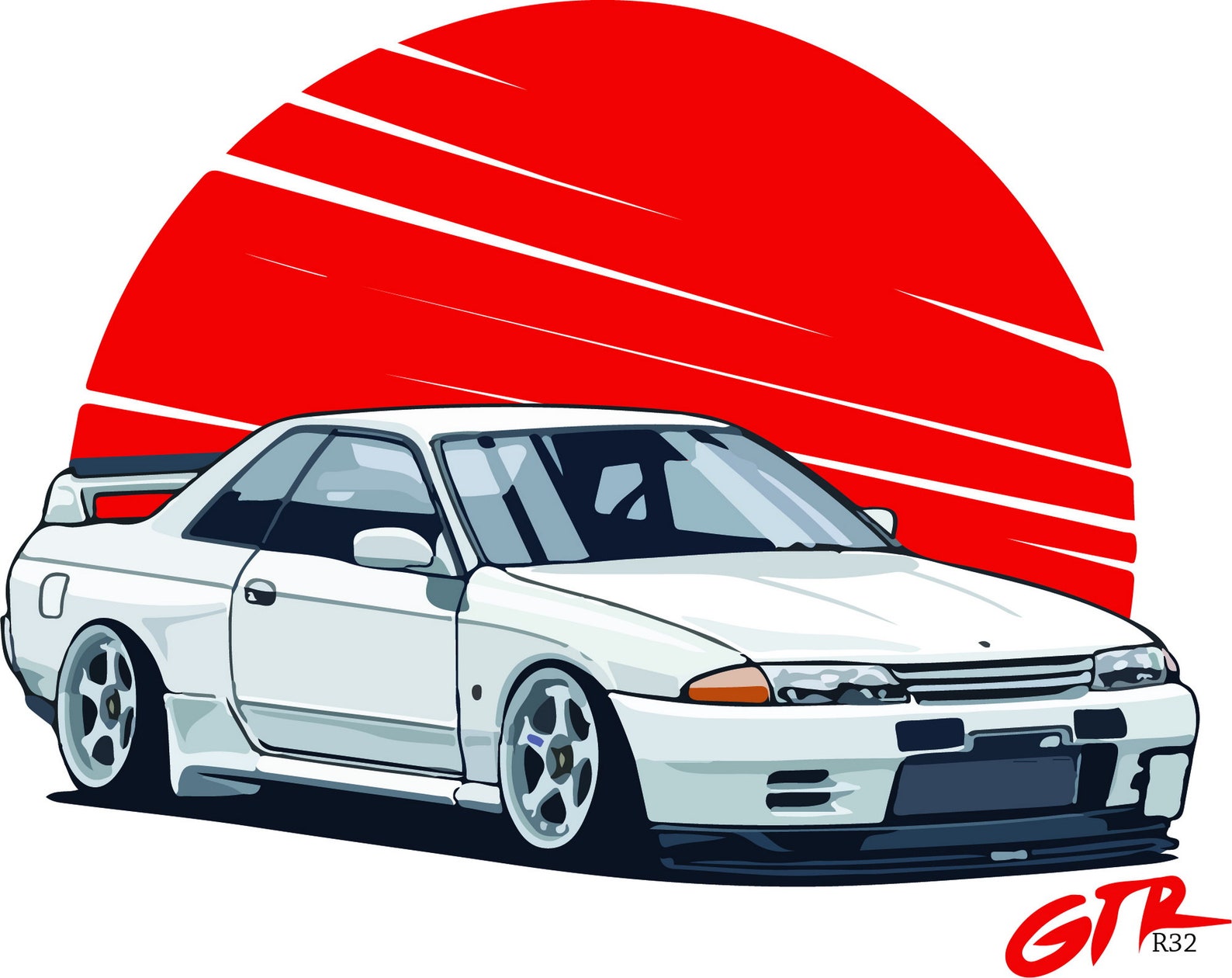 JDM Digital Poster, R32, Gtr R32, Nissan Digital Poster - Etsy