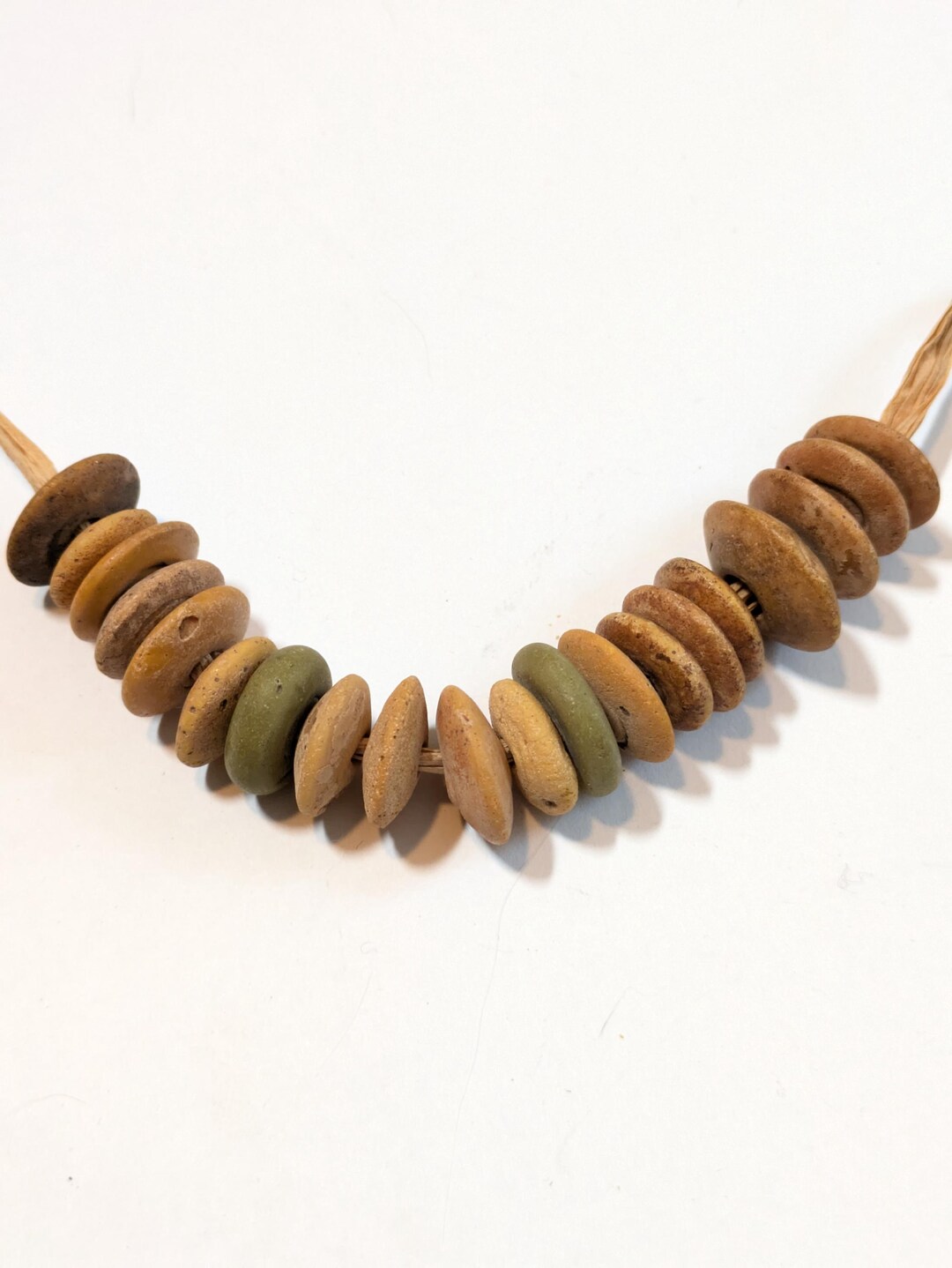 Mixed Old Togo Glass Saucer Beads - Sometimes Called "hebron Cousins ...