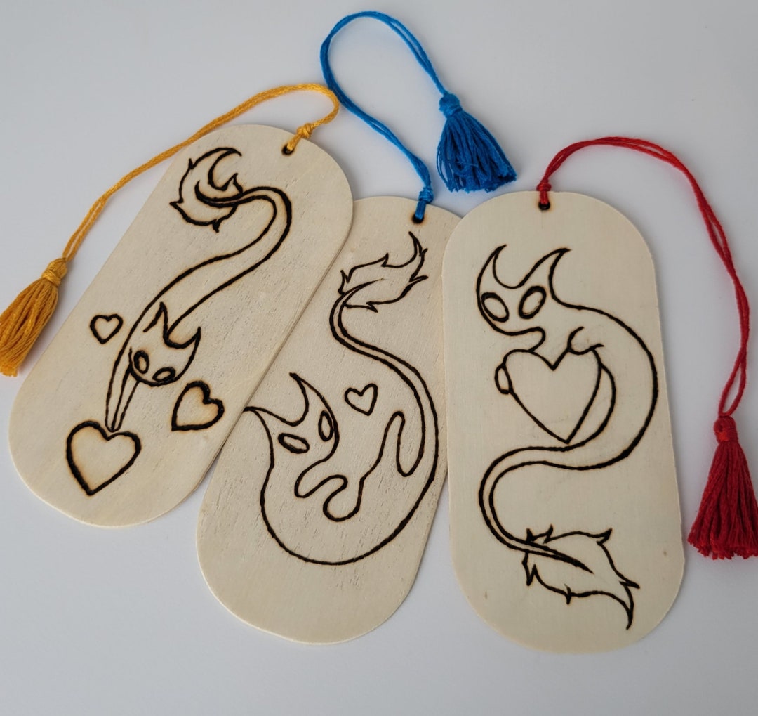 Mythical Creature Pyrography Bookmark - Etsy