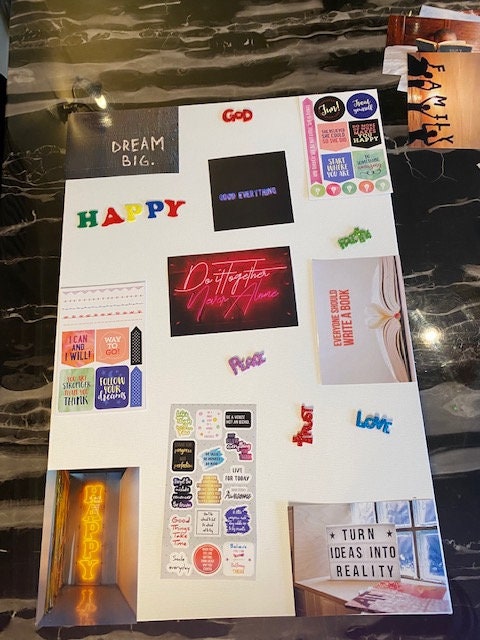 Love and Relationships Vision Board Kit | Etsy