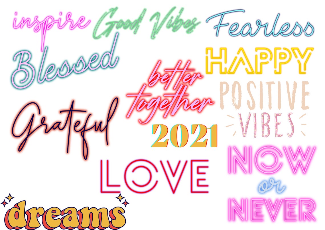 Printable Vision Board Kit | Etsy