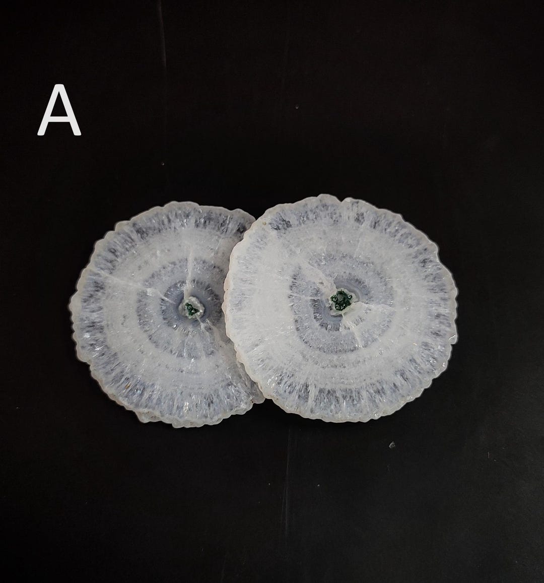 A+ Quality Natural White Solar Quartz Fancy Shape Slices Loose Gemstone ...