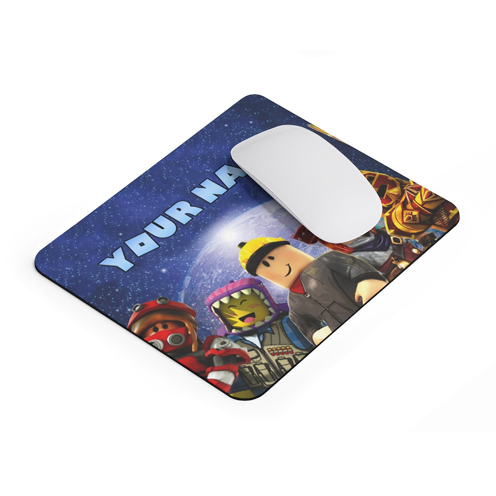 Personalised Roblox Mouse Pad With Name Mat Cool Gaming | Etsy