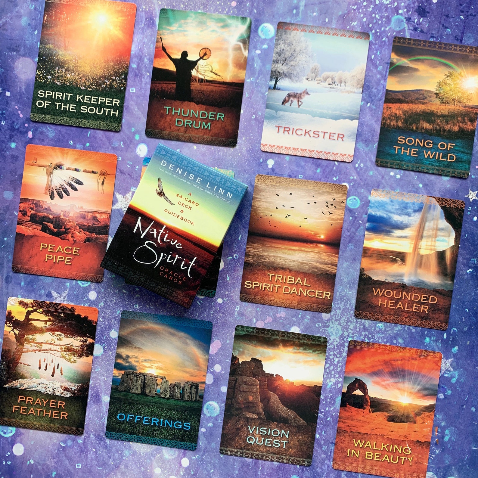 Native Spirit Oracle Cards 44PCS Oracle Deck Cards | Etsy