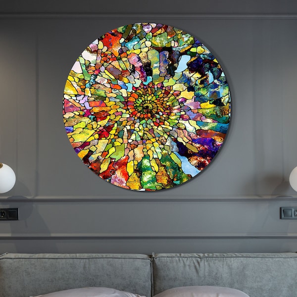 Round Wall Art - Etsy