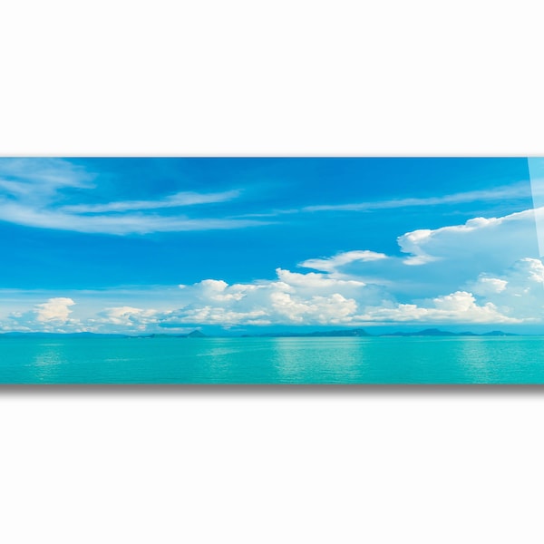 Ocean Tempered Glass Wall Art - Etsy