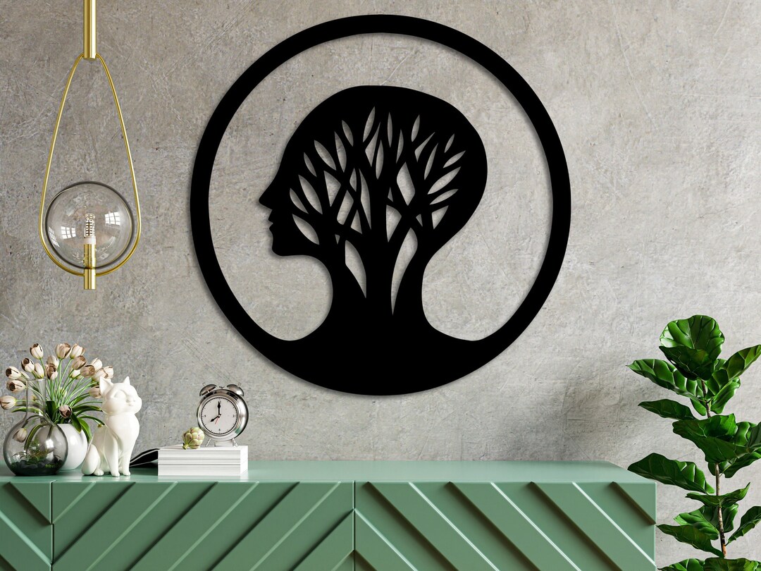 Gojira, Tree Human Wall Art, Woman Tree of Life Wall Decor, L'enfant ...