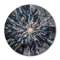 Tempered Glass Wall Decor, Infinity Symbol Wall Art, Glass Printing ...