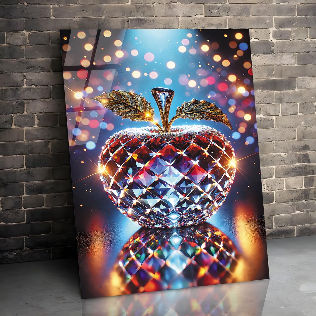 Tempered Glass Wall Art | Apple Wall Art | Panoramic Wall Decor ...