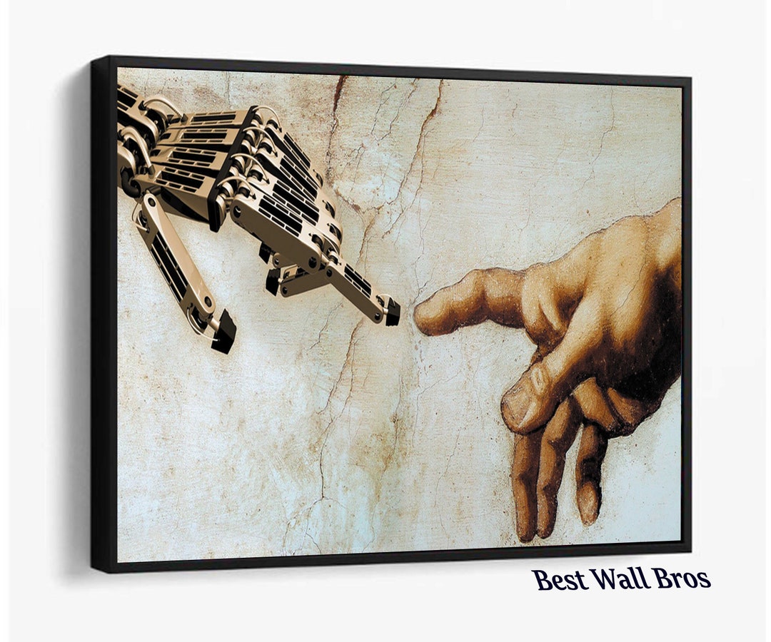 Creation of Adam Wall Art Creation of Adam Print Famous - Etsy