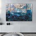 Tempered Glass Wall Art – Stained Look Tile Mosaic Print - Etsy
