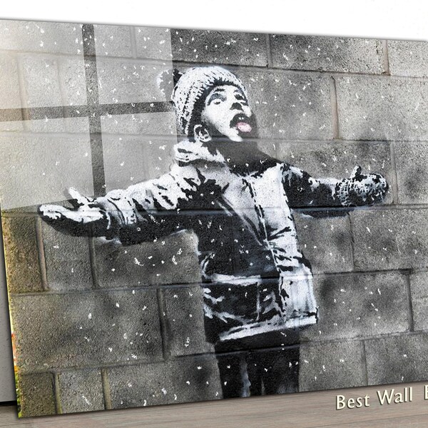 Graffiti Art Banksy Painting - Etsy