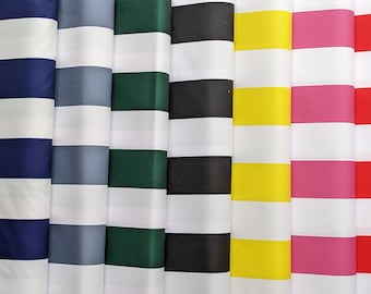 Wide Stripe Fabric - Etsy UK