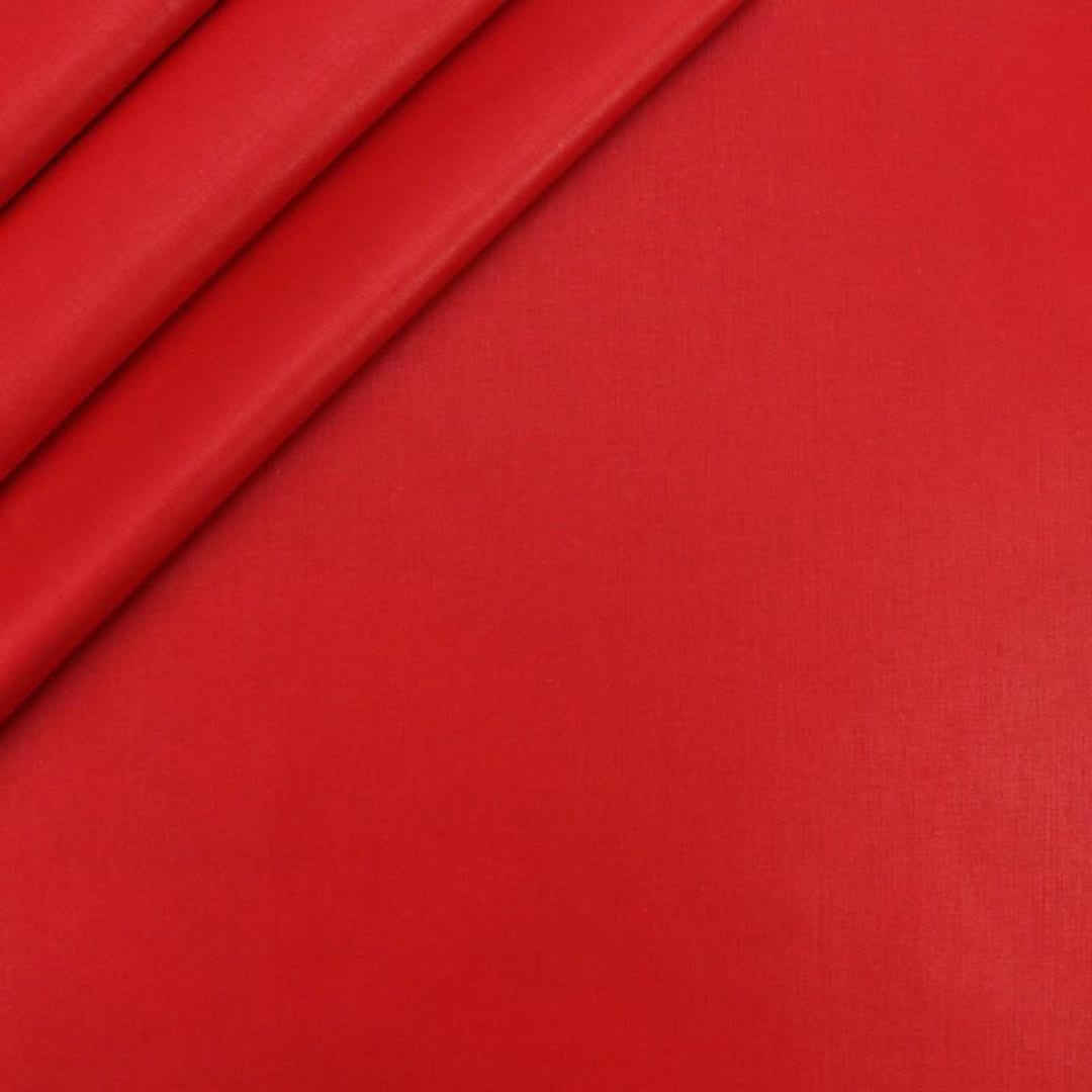 Plain Red 100% Cotton Fabric , Wide Roll 160cm Wide - Etsy