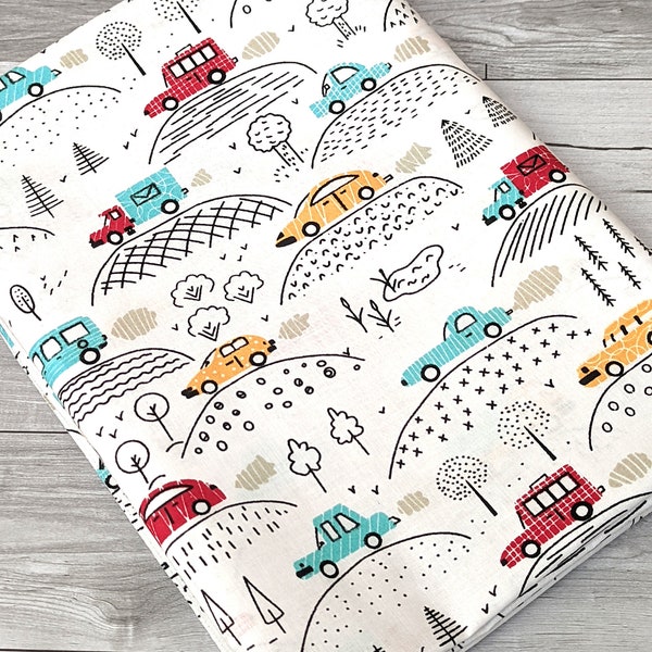 Car Cotton Fabric - Etsy