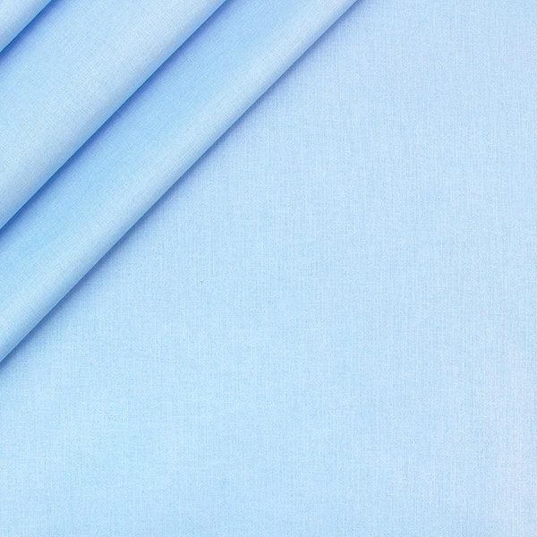 Baby Blue Cotton Fabric - Etsy