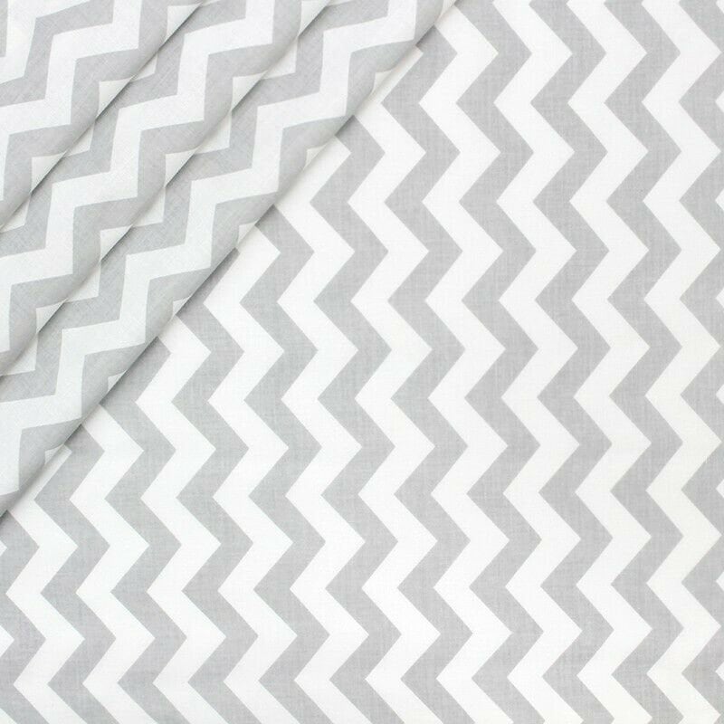 Gray Chevron Fabric - Etsy