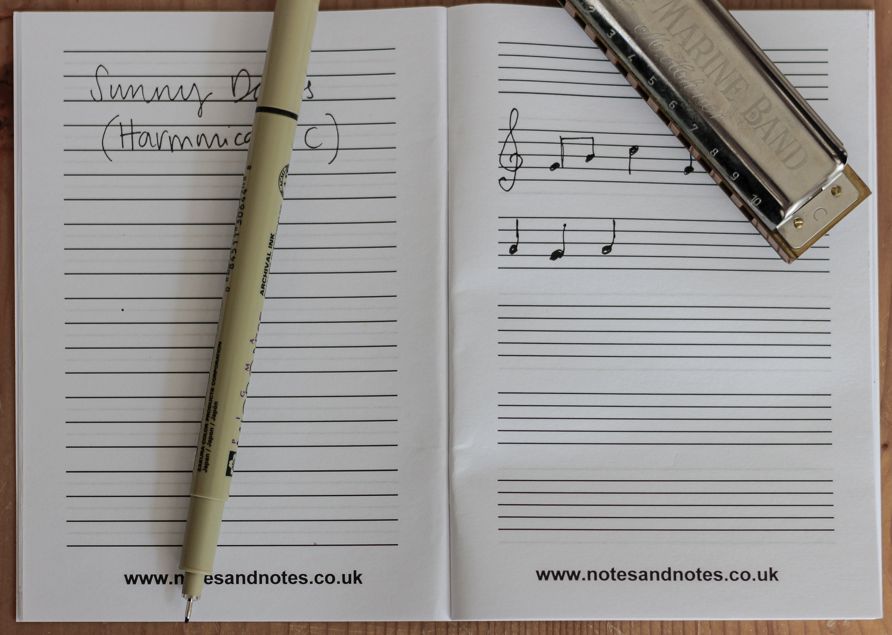 Music Notebook Manuscript Paper and Space for Notes Pocket - Etsy UK